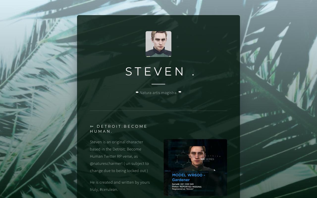 STEVEN - D:BH OC